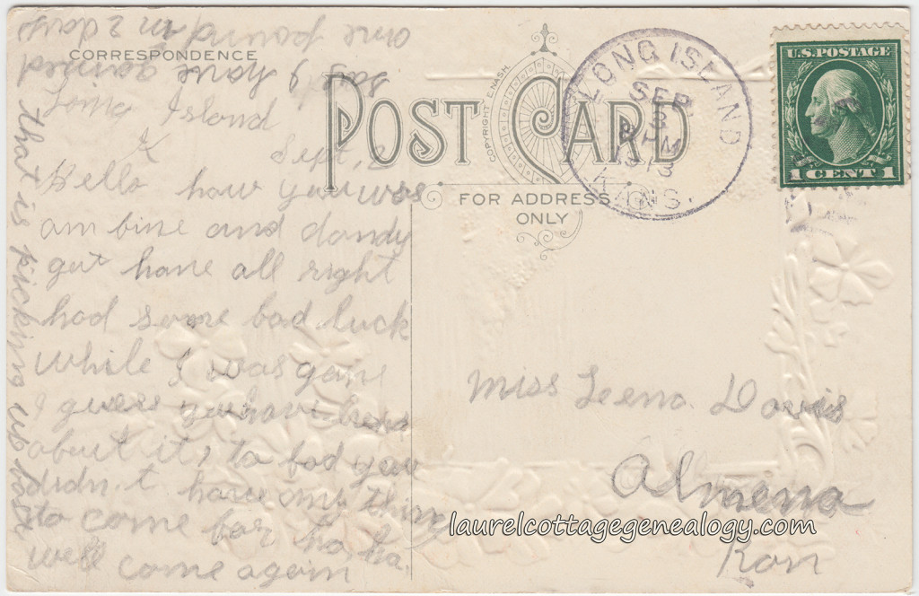 old and vintage postcard publisher logos | Laurel Cottage Genealogy