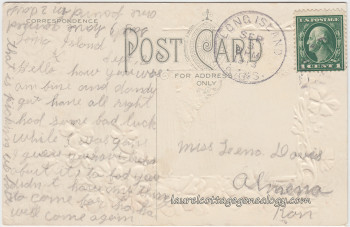 old and vintage postcard publisher logos | Laurel Cottage Genealogy