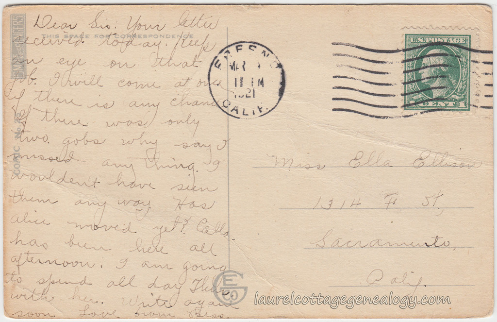Edward Gross Co. vintage postcard publisher and Charles H. Twelvetrees ...