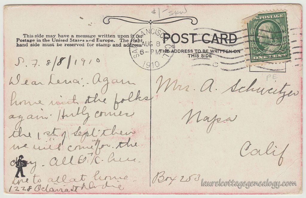 Postcards Artist Signed | Laurel Cottage Genealogy